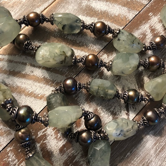 Patty Tobin | Jewelry | Patty Tobin Gemstone Pearl Necklace | Poshmark